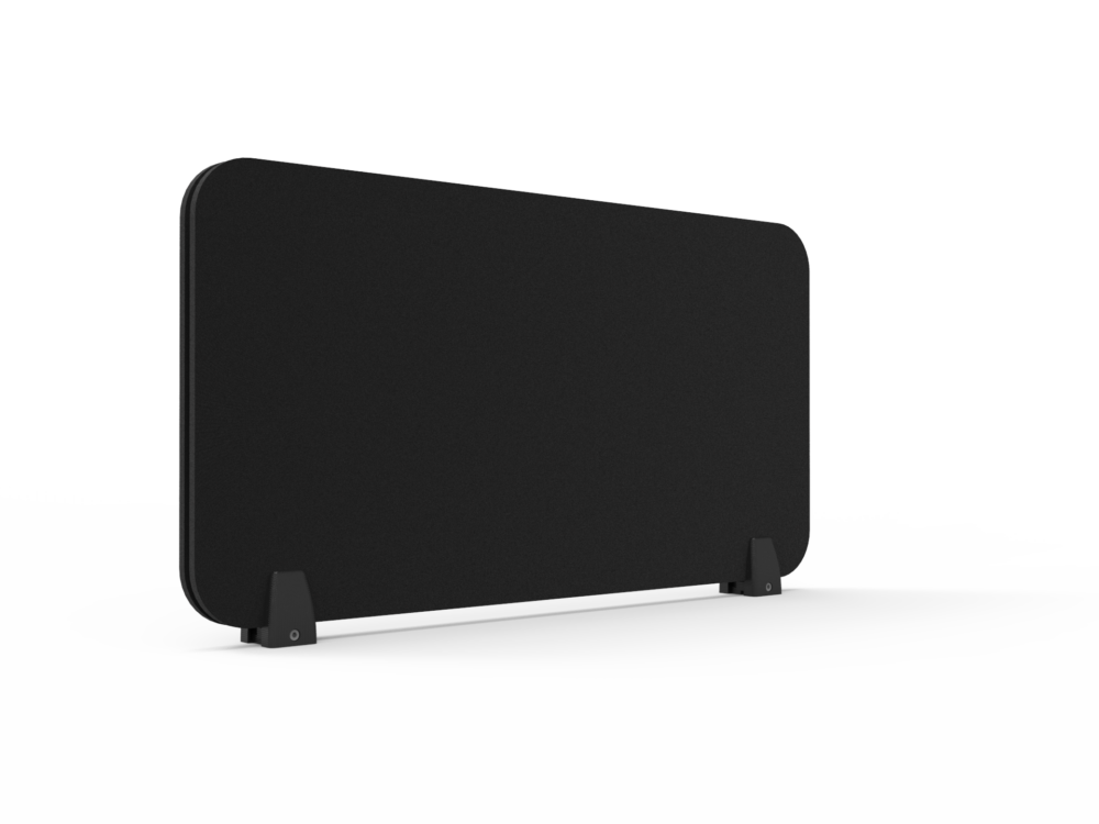 Rapidline Desk Mounted Eco Panel Screen - Stylish in Black