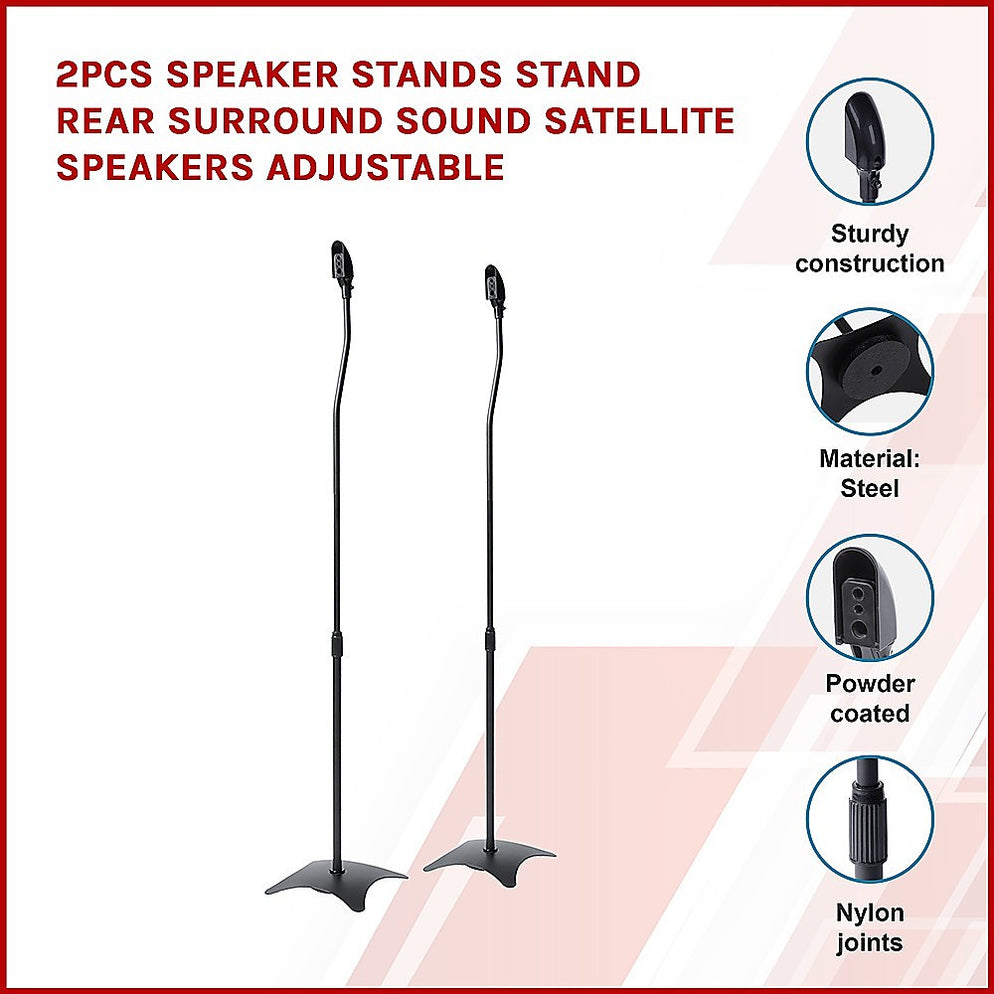 Heavy Duty Rear Speaker Stands Available In Set Of 2